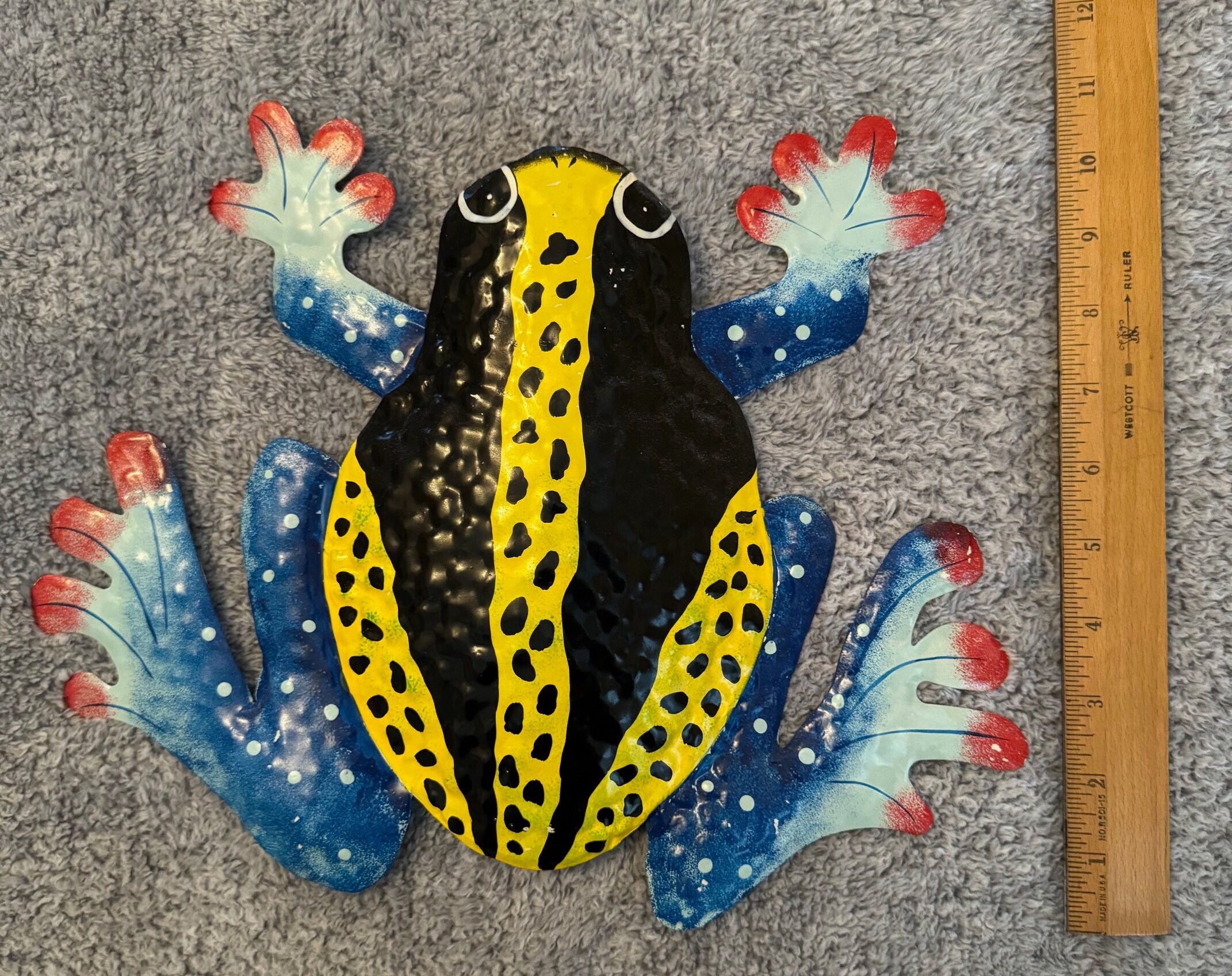 Multi-colored Metal Frog Wall Art - Etsy