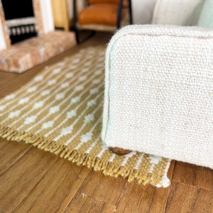 Dollhouse Area Rug, Modern Miniature Rug, Miniature Living Room Rug, 1: ...