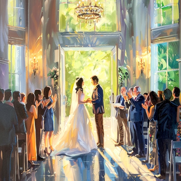 Wedding Painting - Etsy