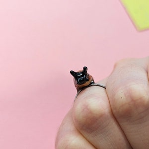 Slug Adjustable Ring/ Realistic Big Red Slug Jewellery/ Gift Plant ...