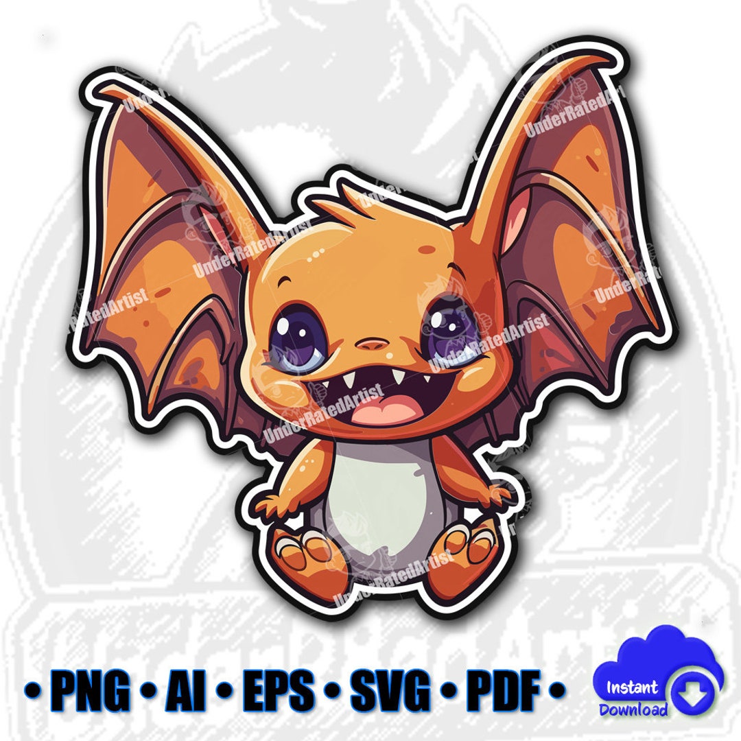 Awesome Bat Clipart for Halloween - Ai, Eps, Svg, Pdf, Png Downloadable ...