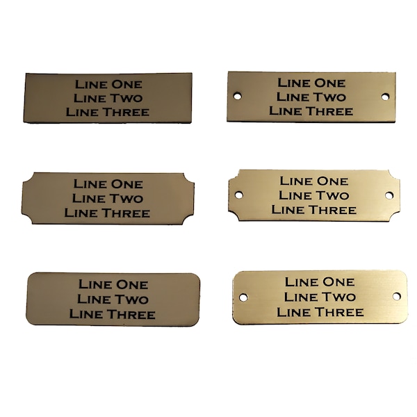 Trophy Engraving Name Plate - Etsy