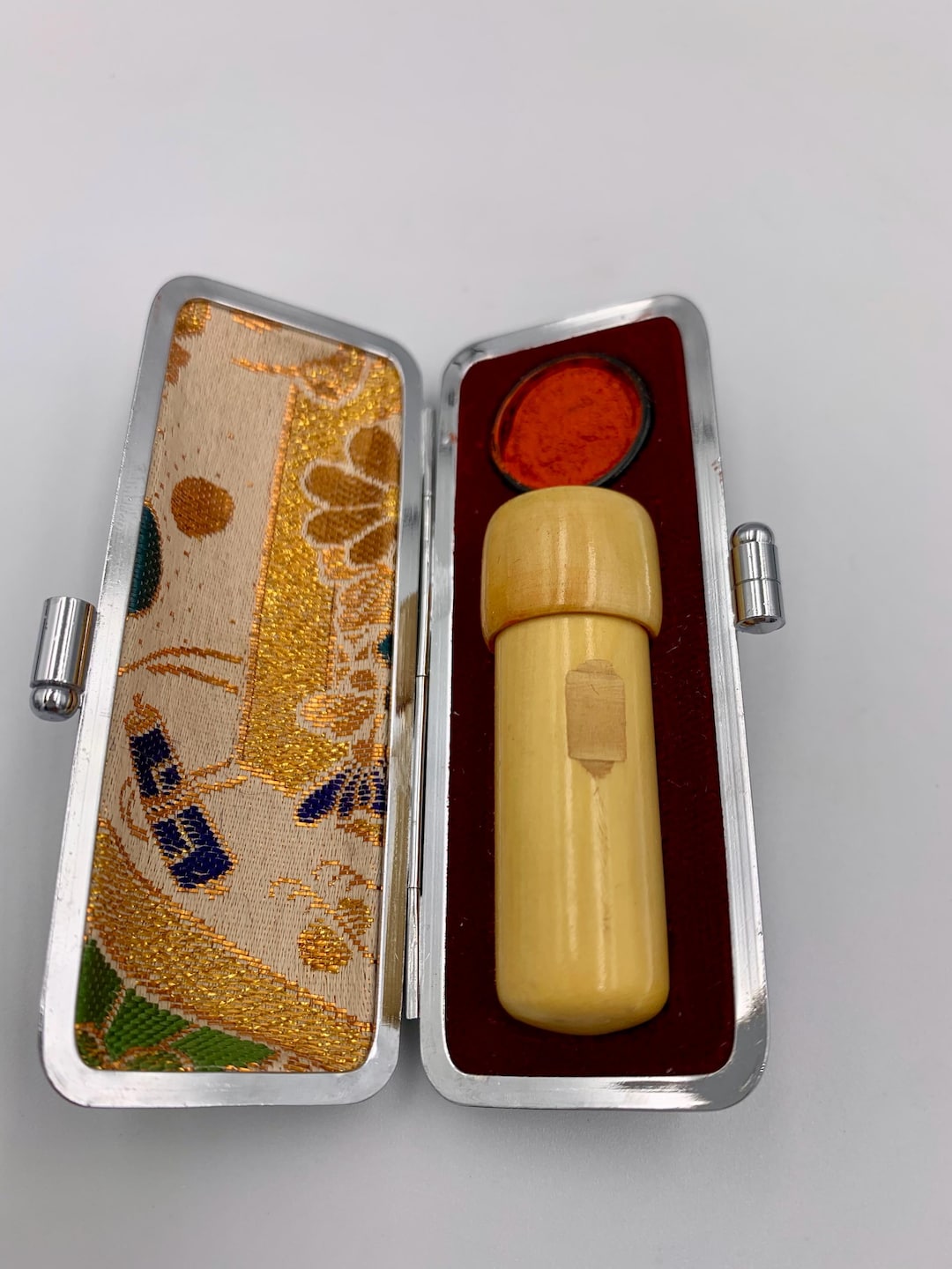 Japanese Hanko / Inkan Stamp – Traditional Personal Seal With Case ...