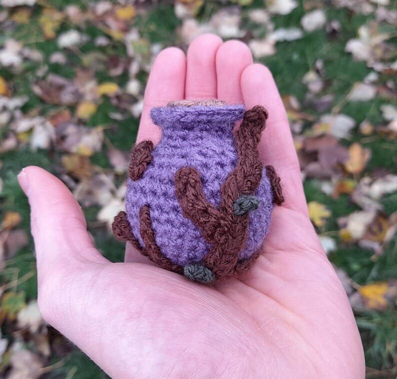 Potion Bottles Crochet PDF Pattern Clear or Overgrown Roots - Etsy