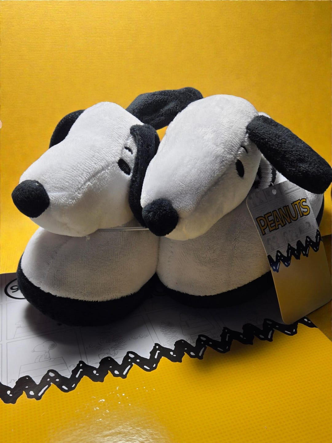NEW Peanuts Kids Snoopy Plush Head Slipper With Non-skid Sole SIZES 5/6 ...