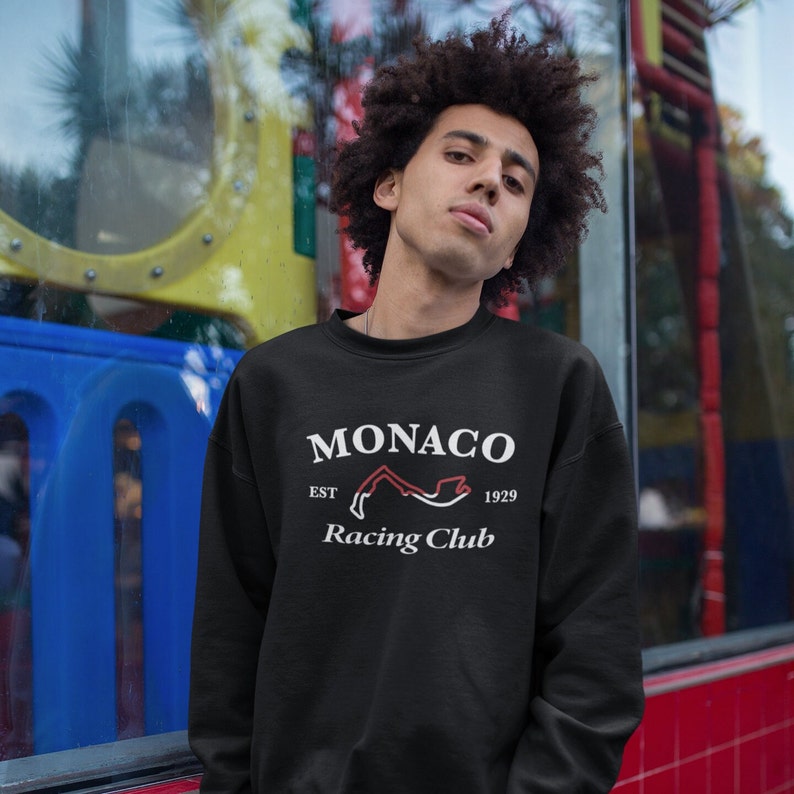 Monaco Racing Club Formula One Gift for Him Formula One Crewneck ...