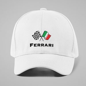 Ferrari Hat Formula One Embroidered Hat - Etsy