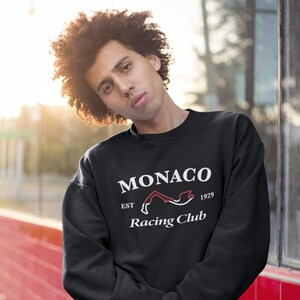 Monaco Racing Club Formula One Gift for Him Formula One Crewneck ...