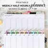 Dashboard Layout Happy Planner Classic Printable Insert, Undated Weekly ...