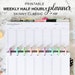 Dashboard Layout Happy Planner Classic Printable Insert, Undated Weekly ...