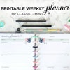 Dashboard Layout Happy Planner Classic Printable Insert, Undated Weekly ...
