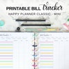 Printable Dashboard Layout Happy Planner Skinny Classic Insert, HP Half ...
