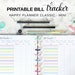 Printable Dashboard Layout Happy Planner Skinny Classic Insert, HP Half ...