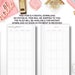 Undated Monthly Calendar Happy Planner Skinny Classic Insert, Printable ...