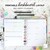 Dashboard Layout Happy Planner Classic Printable Insert, Undated Weekly ...