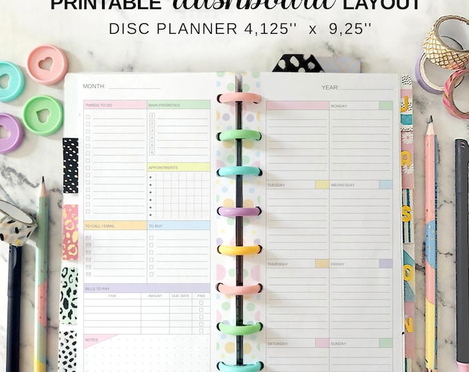 PRINTABLE - CLASSIC Happy Planner Reading Log | Happy Planner Insert ...