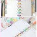 Lined Weekly Planner Vertical Disc Planner Skinny Classic Insert (fit ...