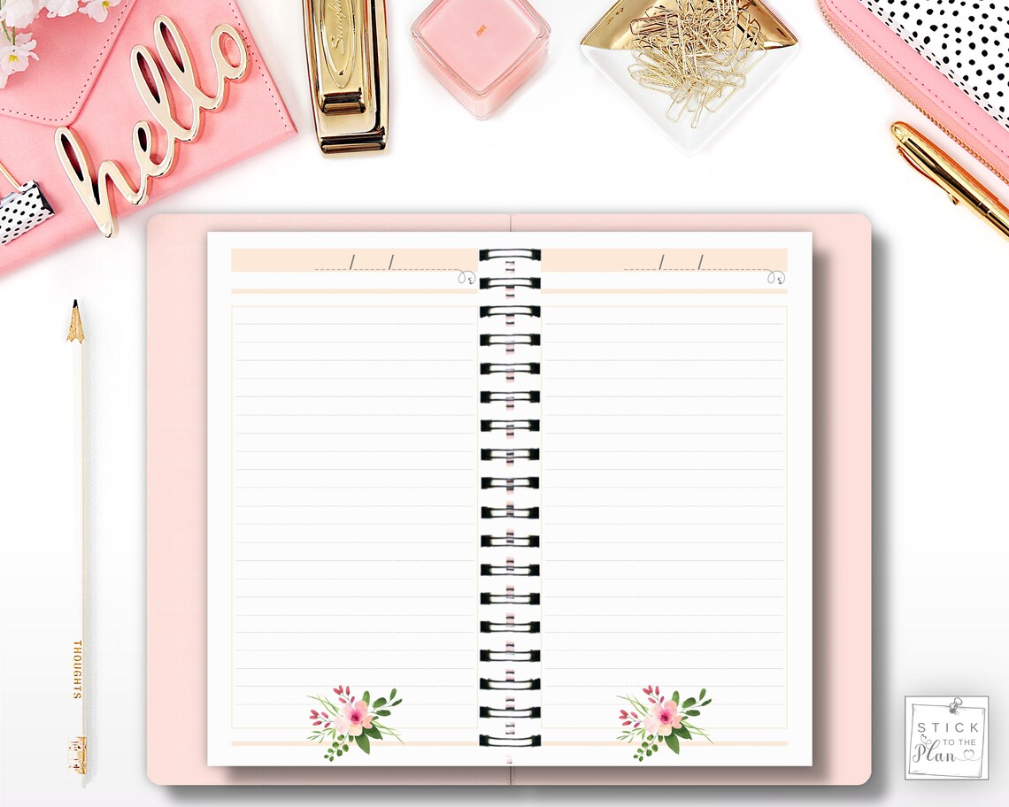 Personal Planner Bundle, Printable Undated Monthly Calendar Template ...