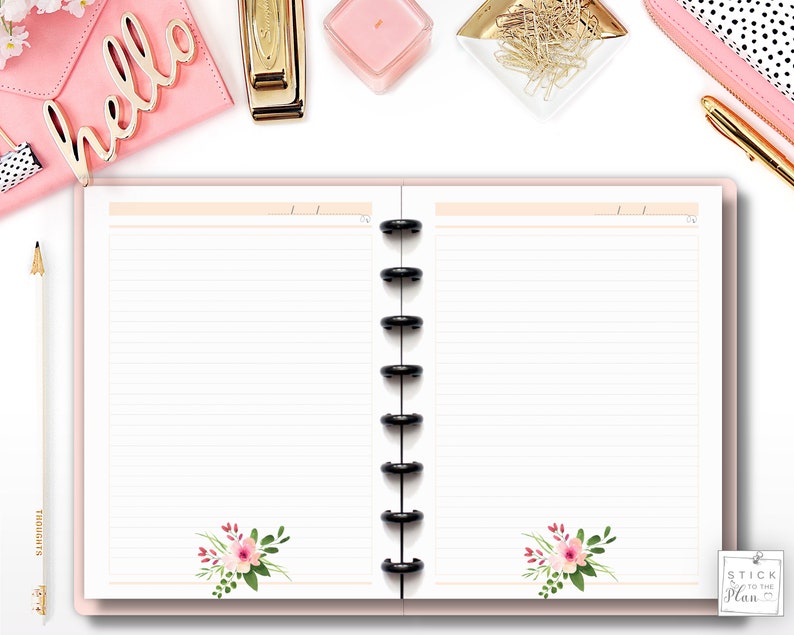 Printable Happy Planner Notes Insert Classic HP Lined Note - Etsy