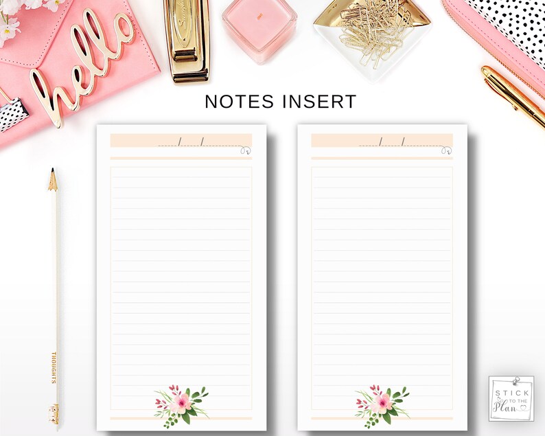 Personal Planner Bundle, Printable Undated Monthly Calendar Template ...