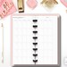 Undated Monthly Calendar Happy Planner Skinny Classic Insert, Printable ...