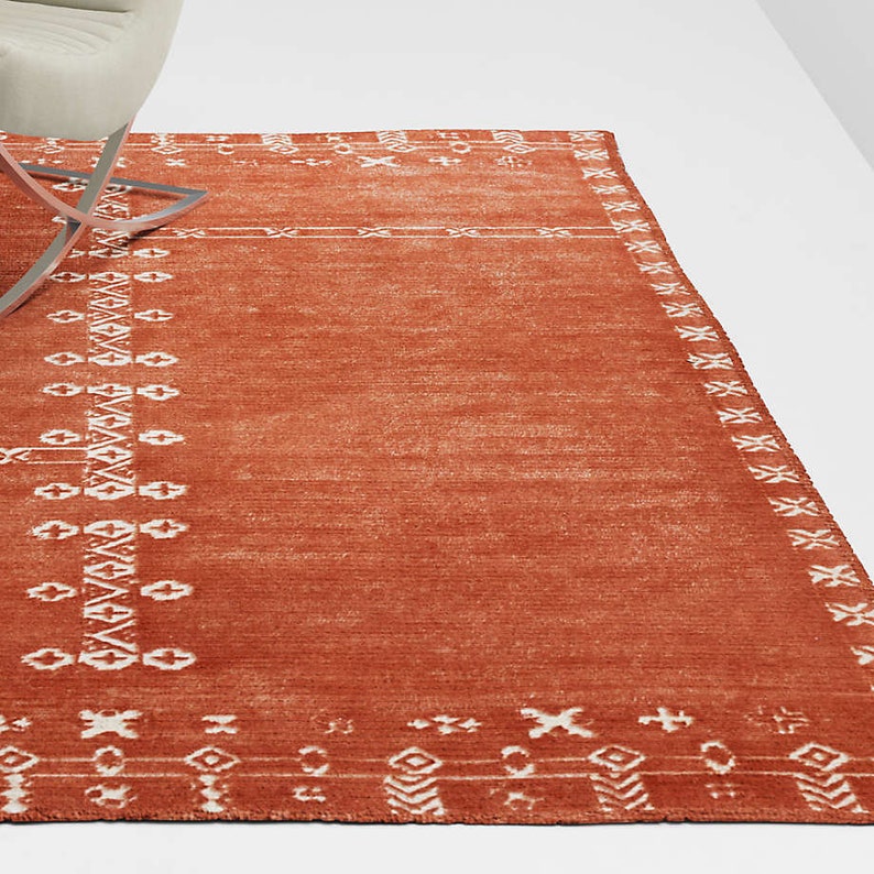 Erria Indigo Clay Black Handmade Tufted 2.5x9 5x8 6x8 8x10 - Etsy