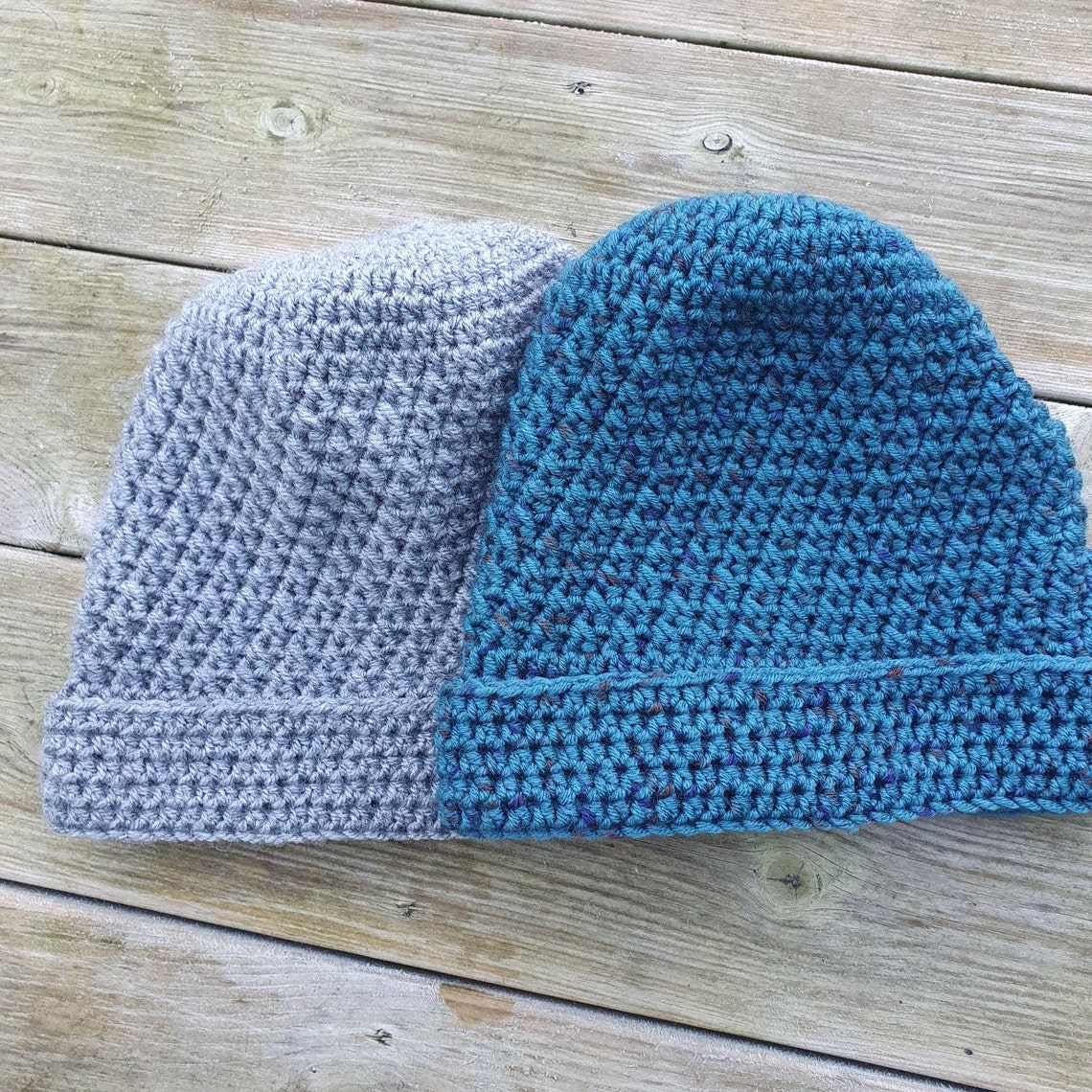 Easy Crochet Pattern, Crocheted Beanie, PDF Pattern, Beginner Friendly ...