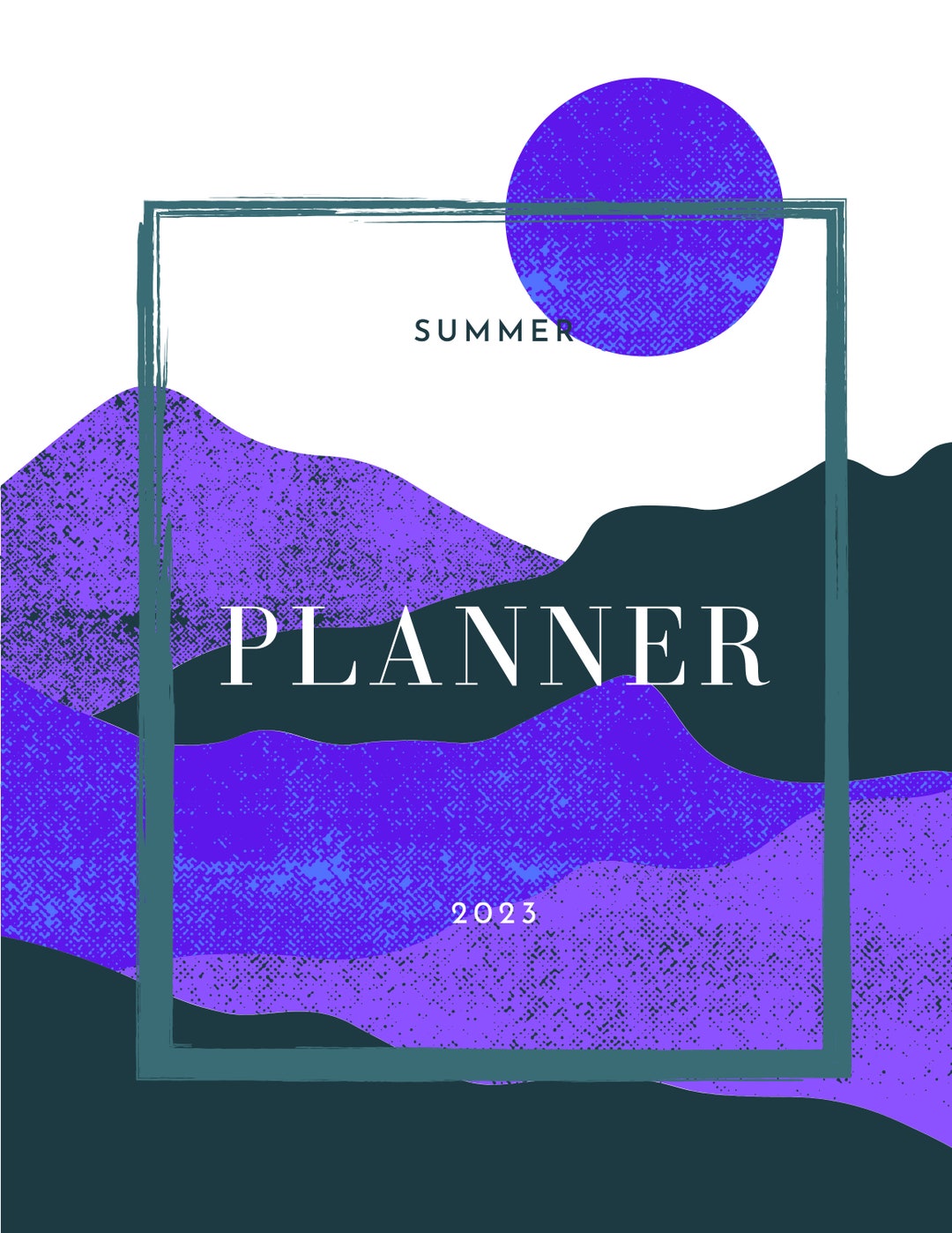 Daily Planner Cover 2023, Digital Download, Printable - Etsy