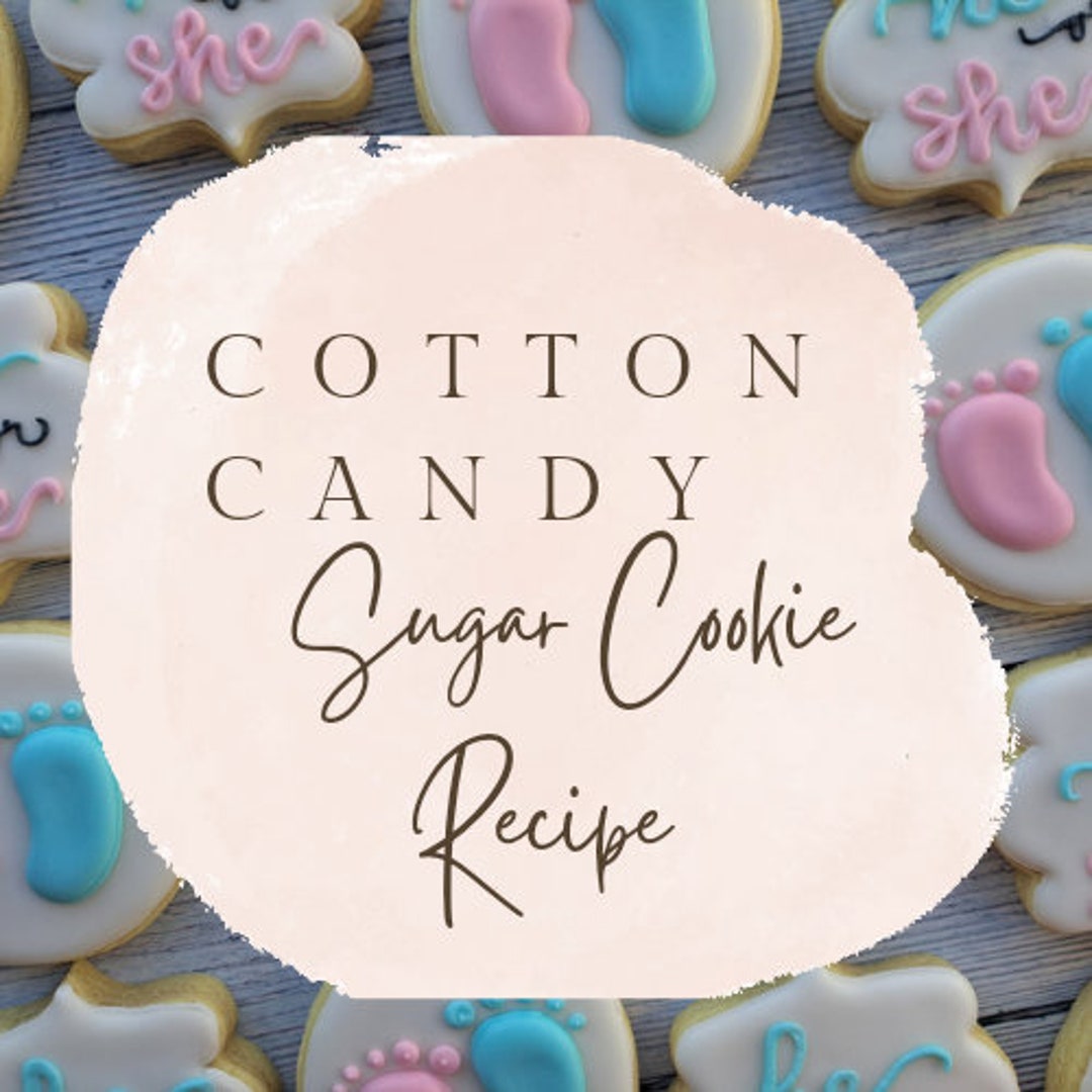 Cotton Candy Sugar Cookie Recipe, Cotton Candy Cutout Cookie Recipe ...
