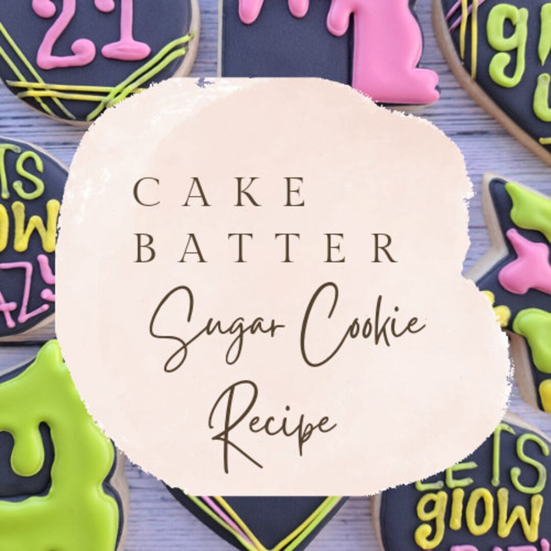Cake Batter Sugar Cookie Recipe, Cake Batter Cutout Cookie Recipe ...