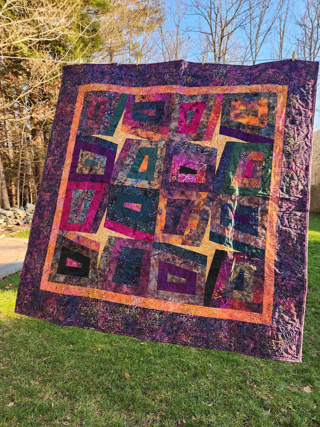 Deep Purple Star Burst - Etsy