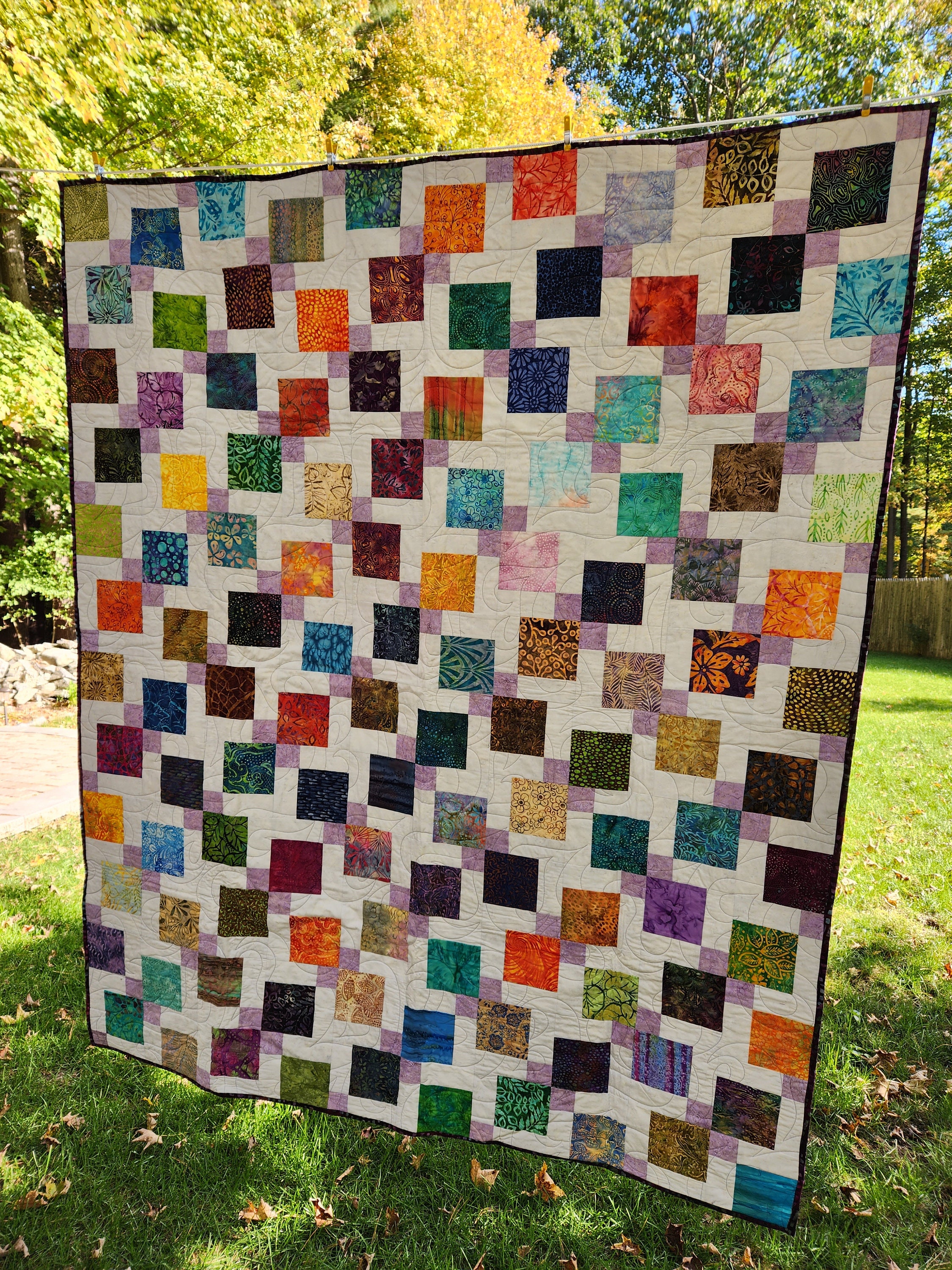 Disappearing Nine Patch Quilt - Etsy