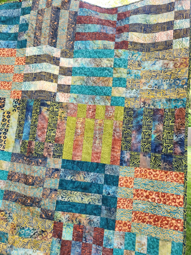 About Turn Quilted Throw - Etsy