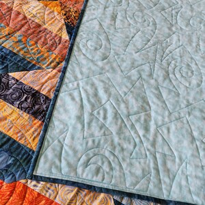 Ocean Sunset Quilted Throw - Etsy