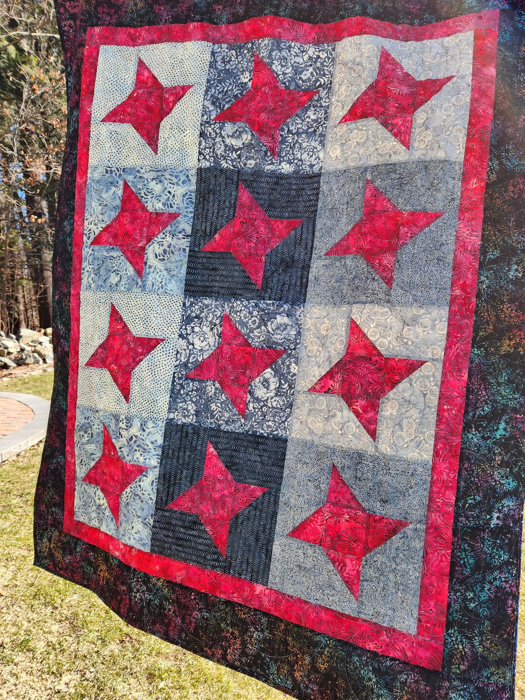 Starfire Quilted Throw - Etsy