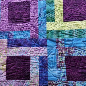 Violet Voyager Quilted Throw - Etsy