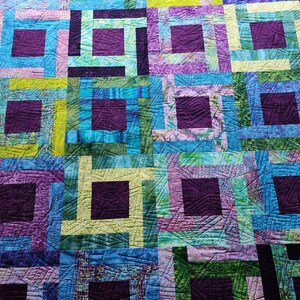 Violet Voyager Quilted Throw - Etsy
