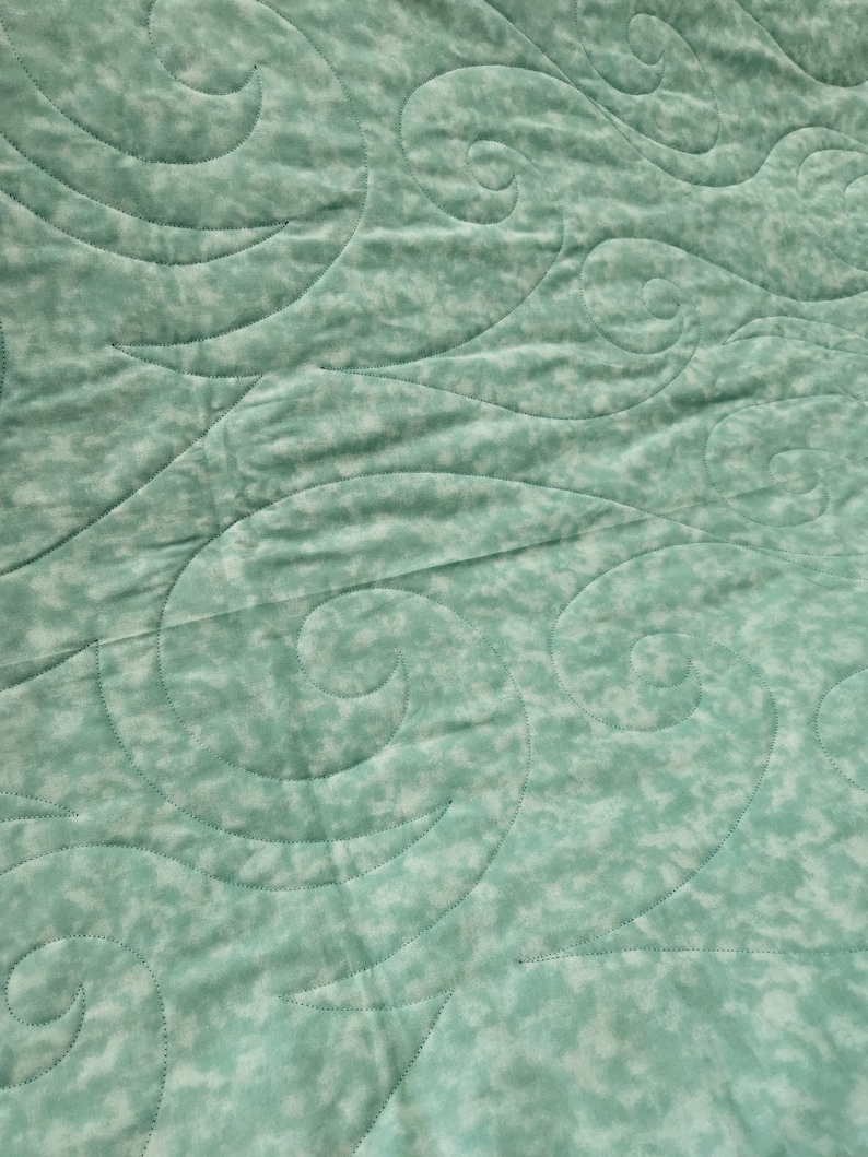 Caribbean Water Quilted Throw - Etsy