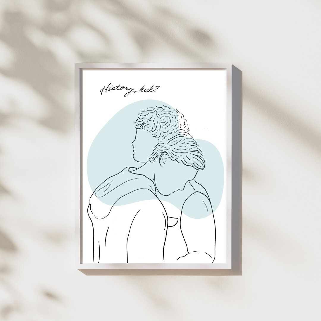 Red White and Royal Blue Print Quote Alex Henry Line Art - Etsy UK