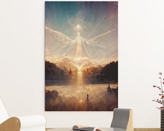 First Day in Heaven Painting - Etsy