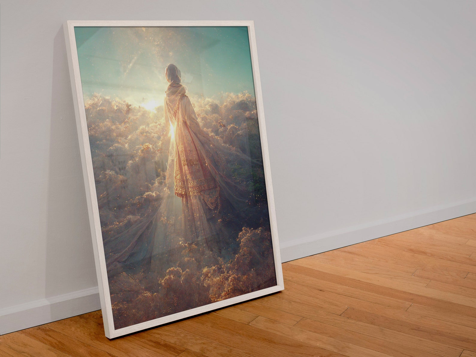 First Day in Heaven, Painting, Original, Digital Download, Art Prints ...