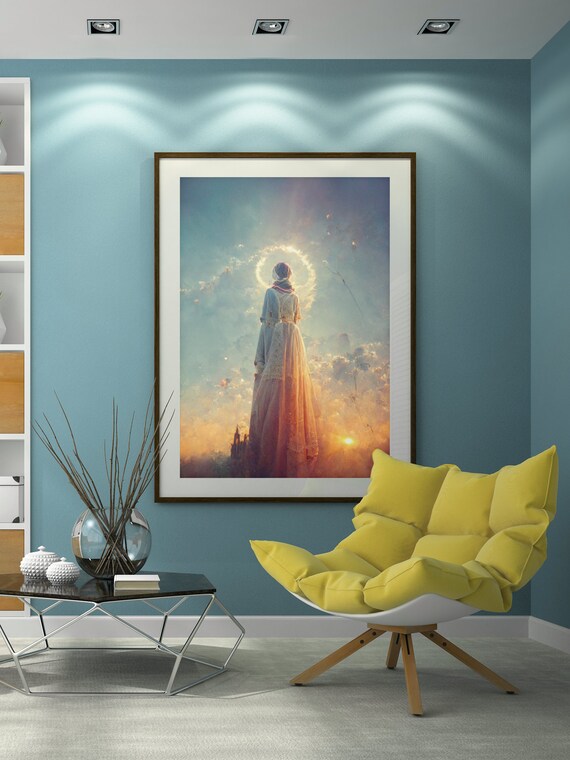 First Day in Heaven Painting Original Digital Download Art - Etsy