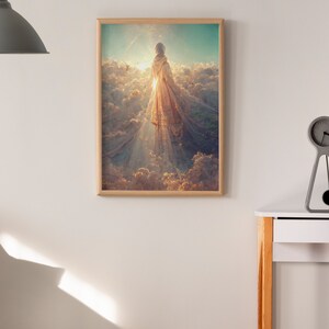 First Day in Heaven, Painting, Original, Digital Download, Art Prints ...