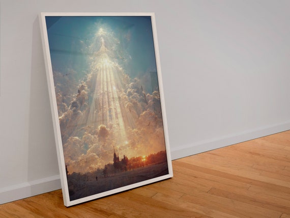 First Day in Heaven Painting Original Digital Download Art - Etsy