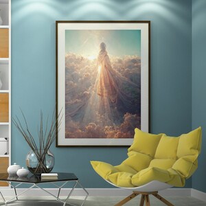 First Day in Heaven, Painting, Original, Digital Download, Art Prints ...