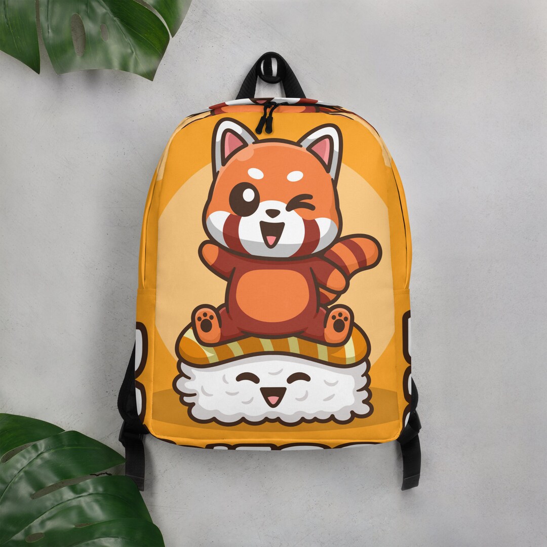 Super Cute Red Panda Sushi Backpack. Perfect for Small Kids, Big Kids ...