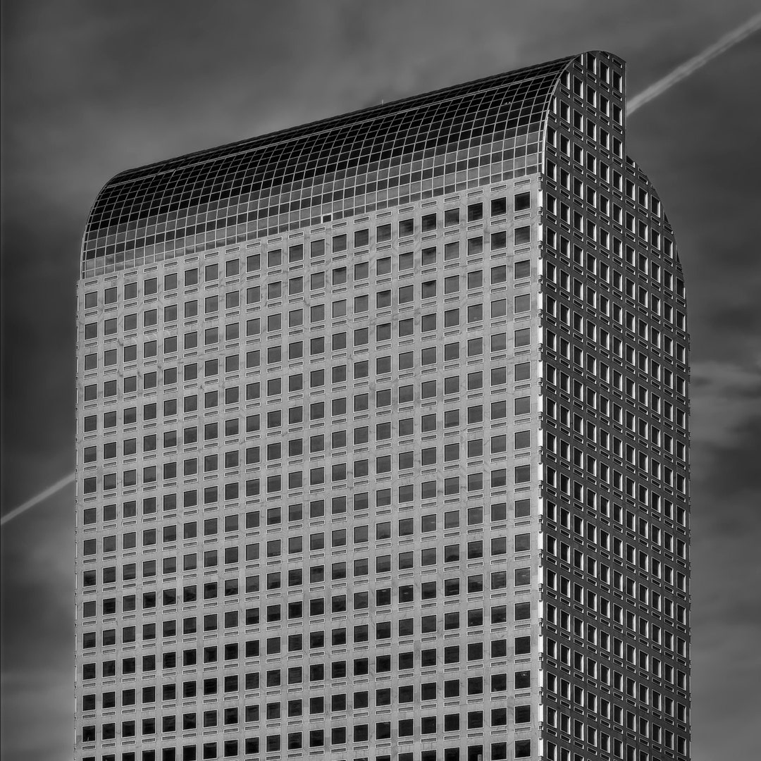 Downtown Denver Architecture - Cash Register - Black & White Wall Art ...