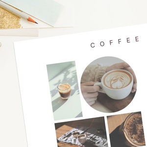 Coffee Lover Printable Stickers, Coffee Themed Aesthetic Stickers ...