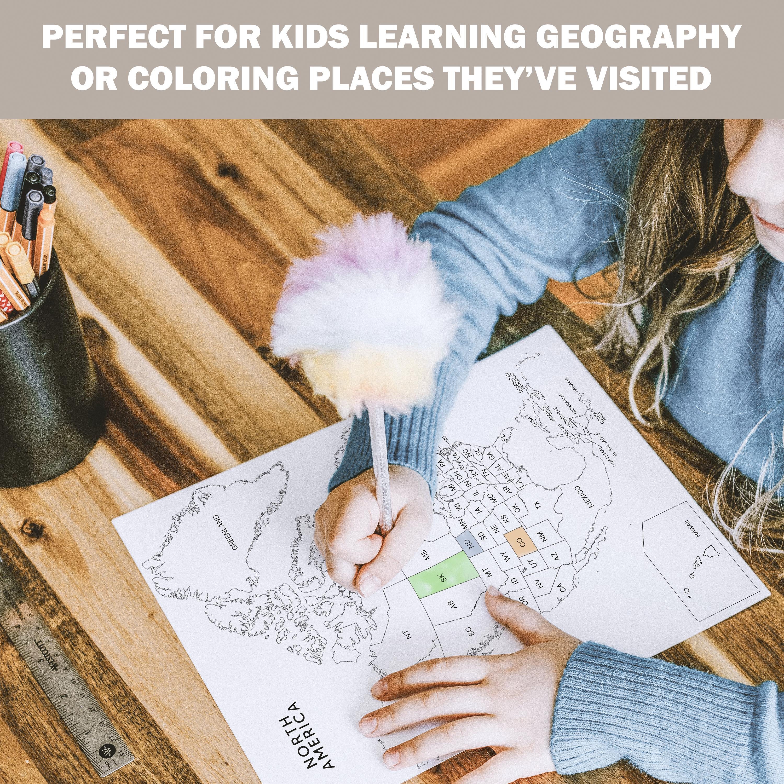 World Map Printable Instant Download – A5 A4 A3 A1 Sizes, Digital Map ...