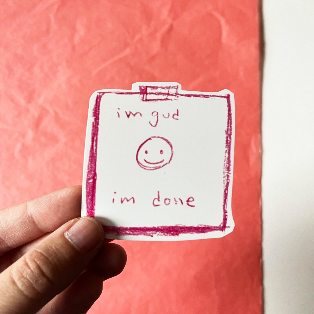 I'm Depressed - Sticker Collection - Etsy